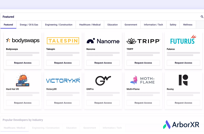 ArborXR Solution Connects Companies to Top XR Creators | Halldale Group